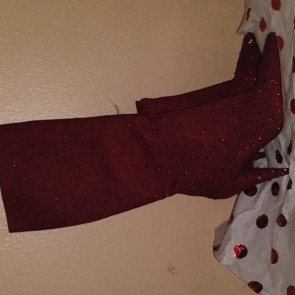 Jessica Simpson | Shoes | Jessica Simpson Red Boots | Poshmark